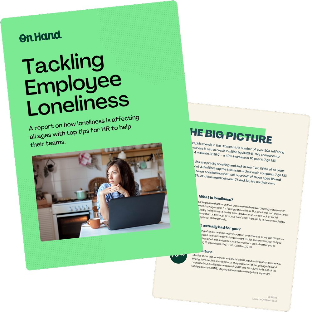 Tackling employee loneliness - Handbook — OnHand