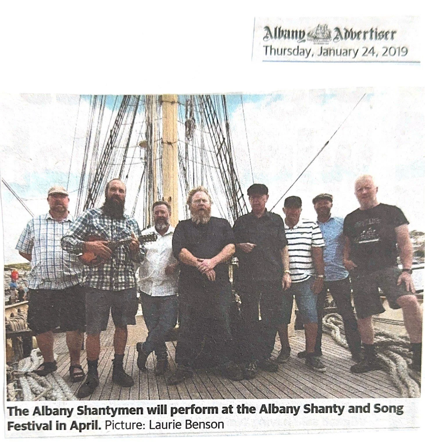Gallery 1 — The Albany Shantymen