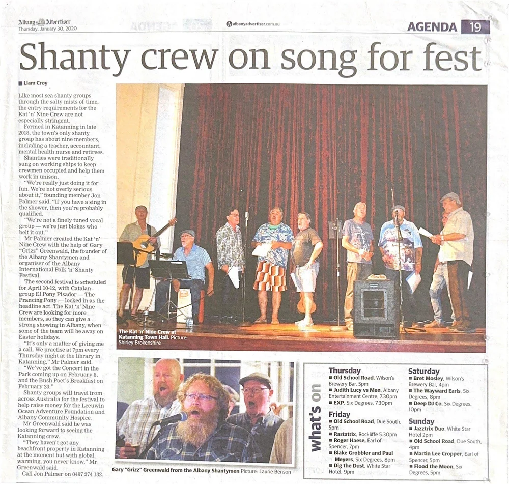 Gallery 1 — The Albany Shantymen