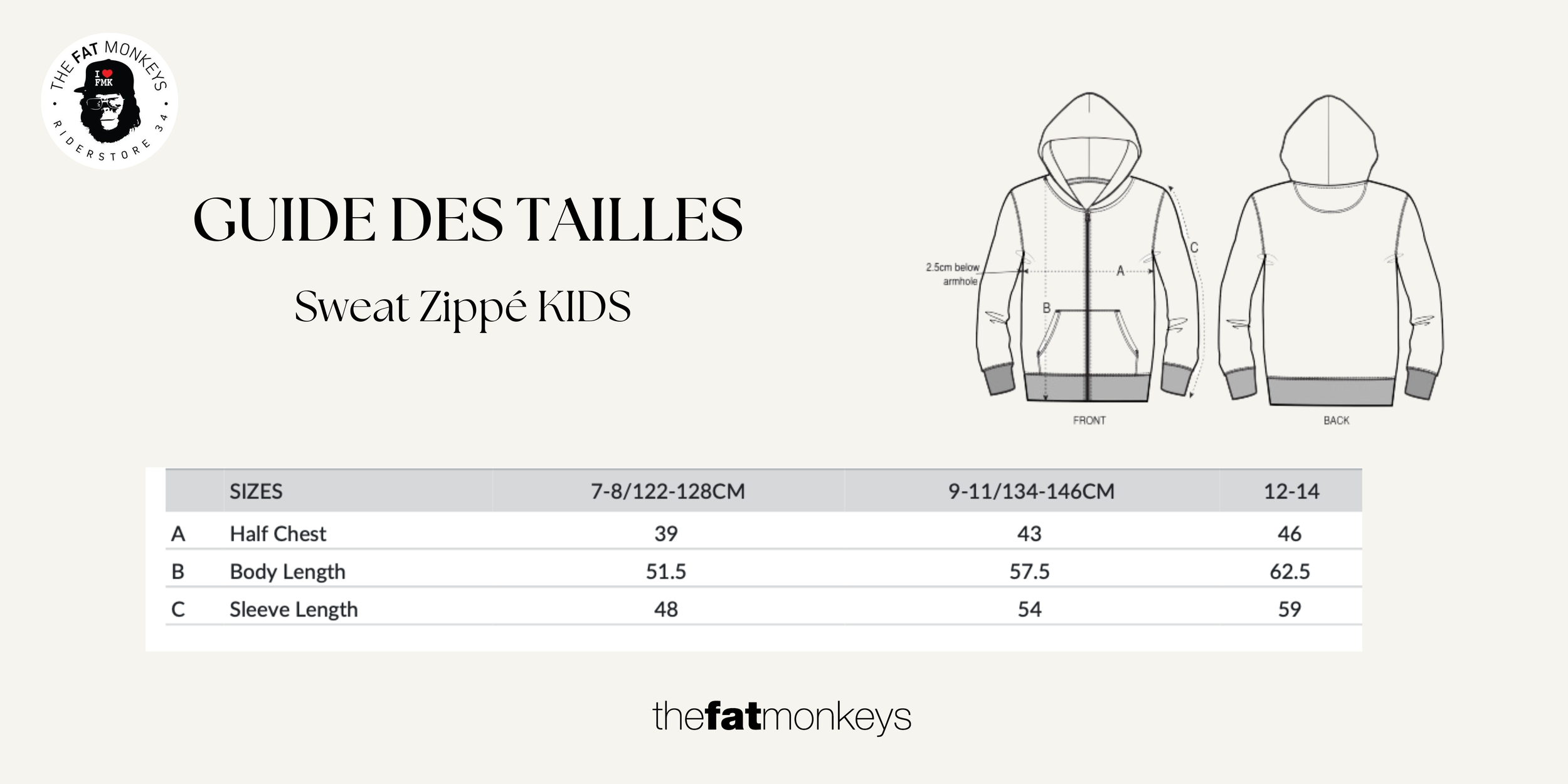 Guide des tailles — The Fat Monkeys l La boutique en ligne pour riders ...