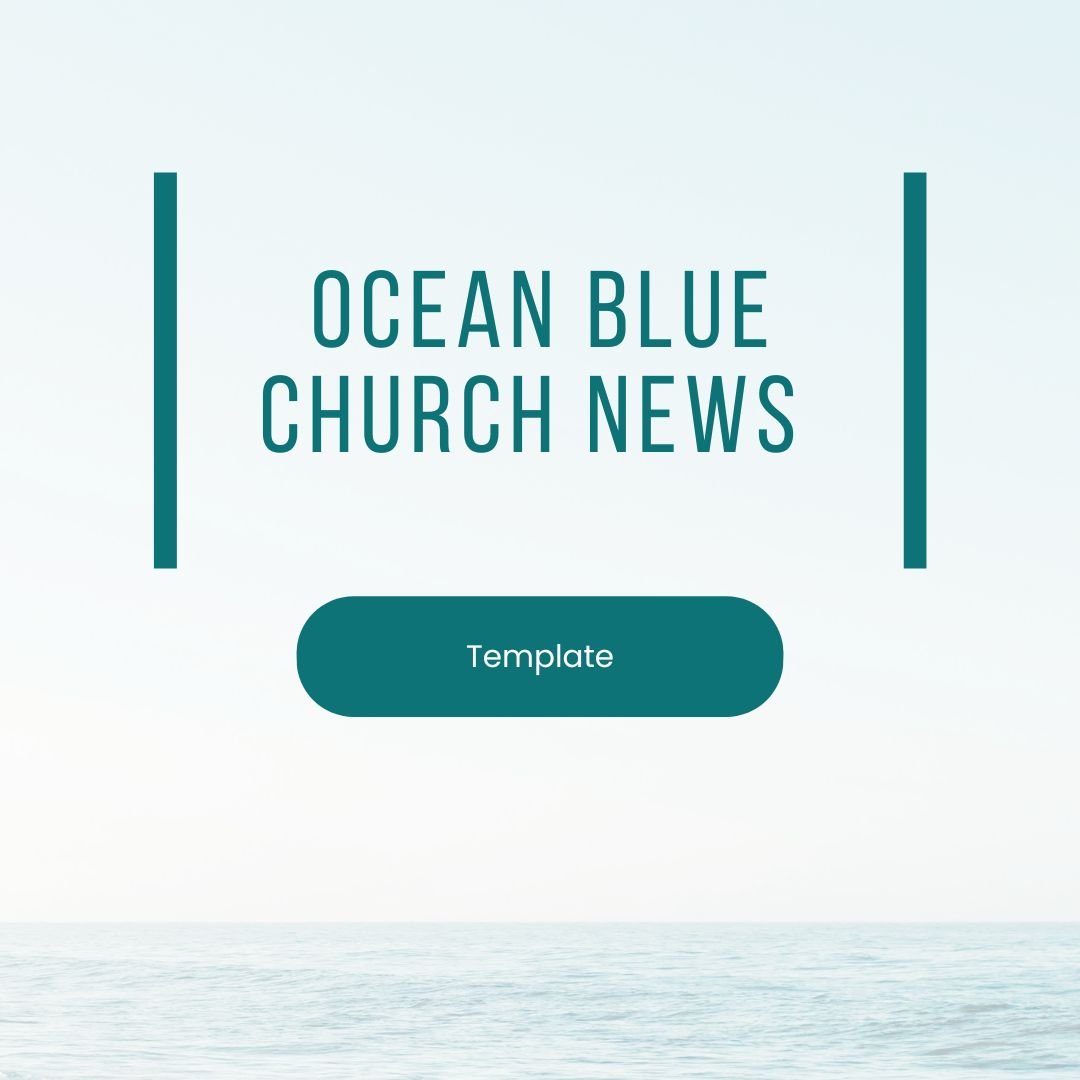 Best Church Newsletter Template — Eden Group
