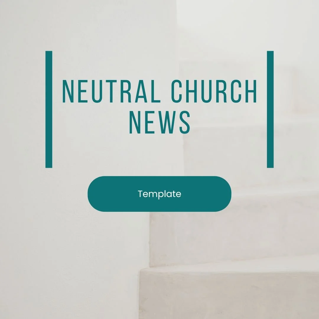 Best Church Newsletter Template — Eden Group