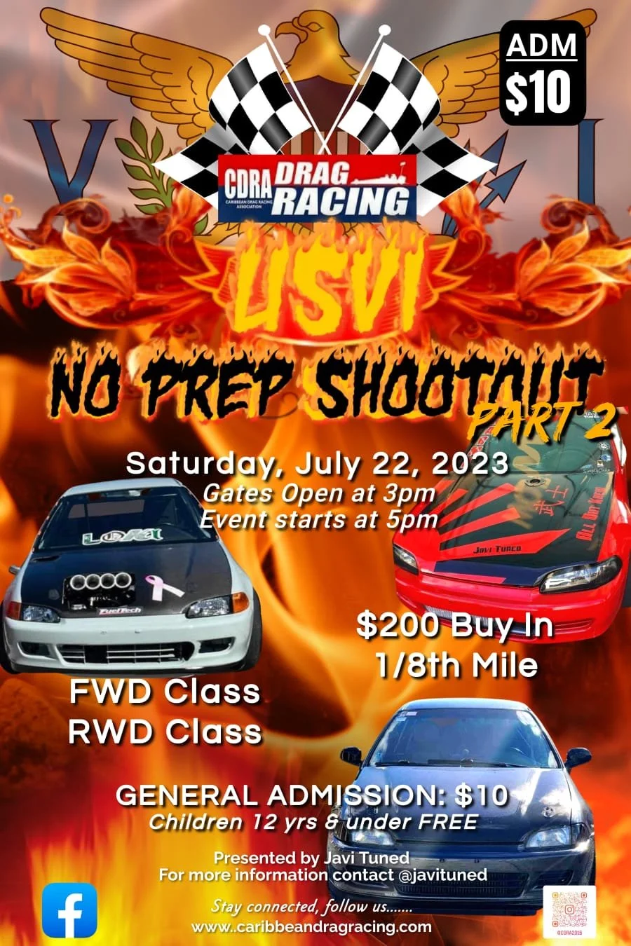 Upcoming Events — Caribbean Drag Racing Association