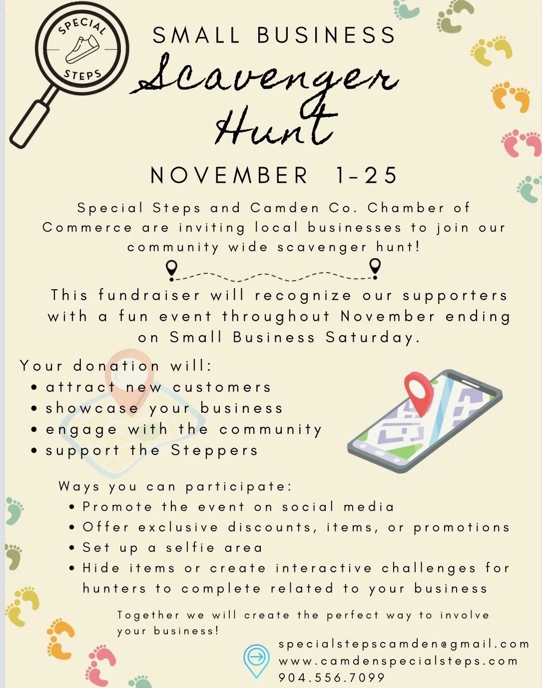 Small Business Scavenger Hunt ! — Camden Special Steps | Camden County ...