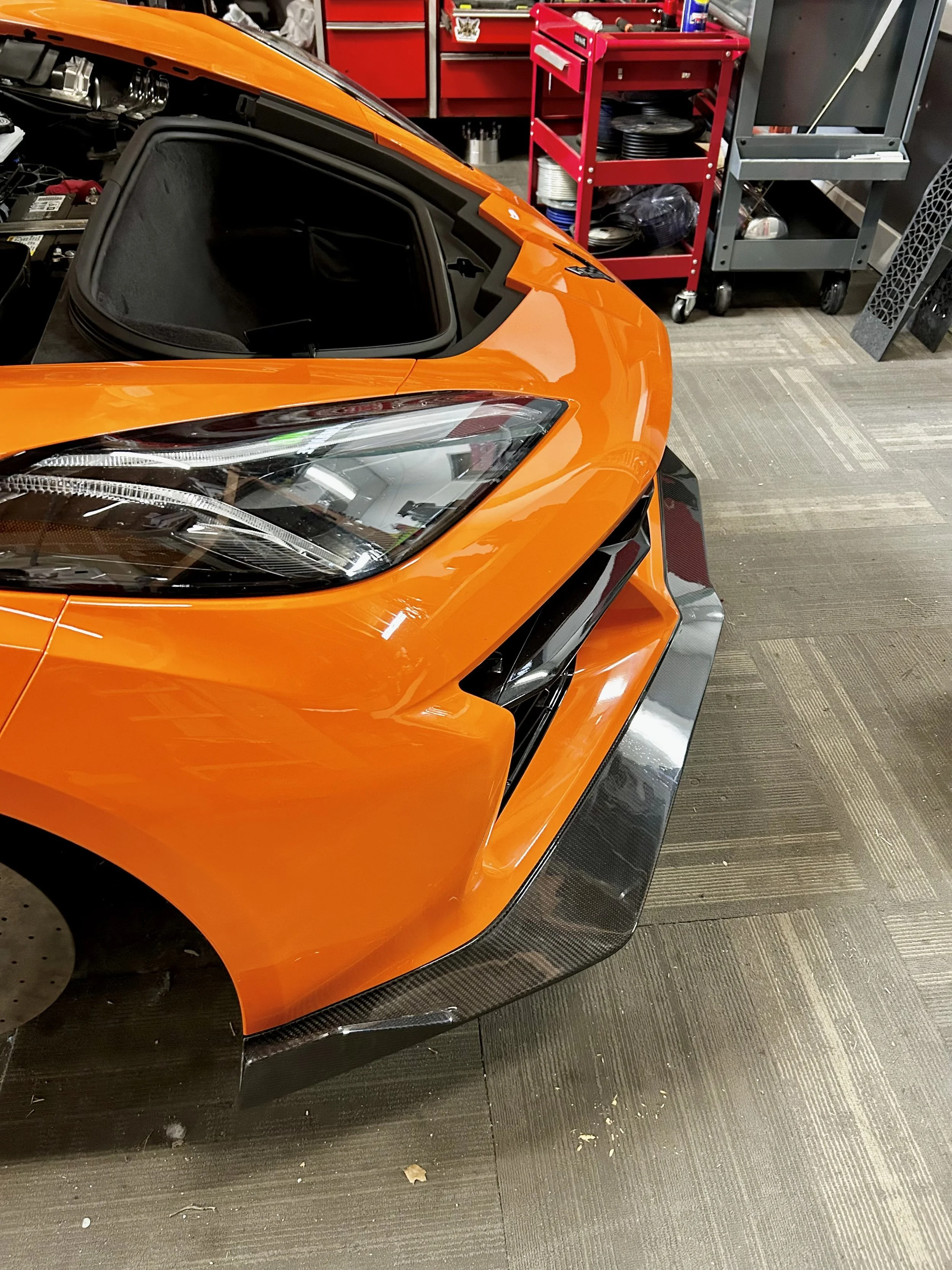 Corvette C8 Z06 Z07R Front Splitter | Jesse Iwuji Performance | Jesse ...