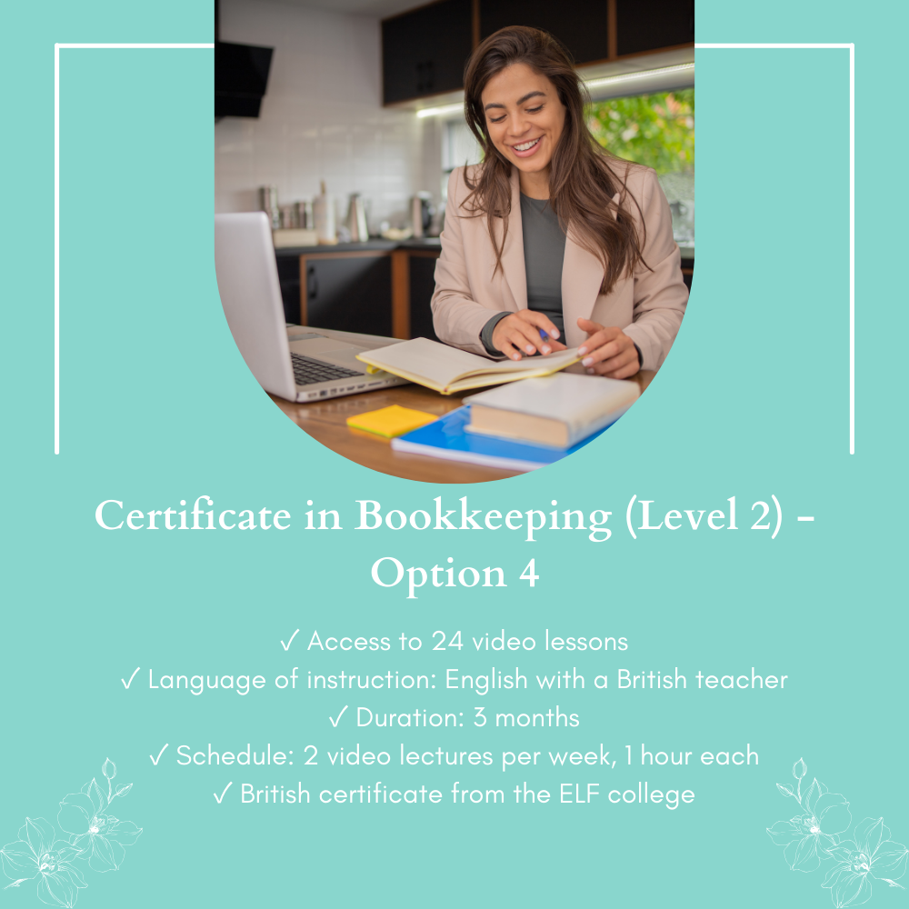 Онлайн курси з бухгалтерії (Bookkeeping Level 2) – ELF College — ELF