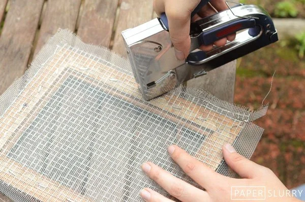 Make a Mould and Deckle for Handmade Paper - Cheap, Quick & Dirty ...