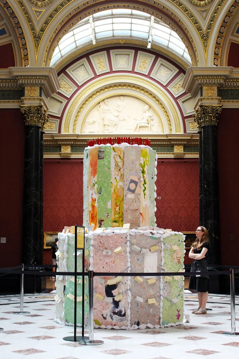 Recycled Papermaking Art at Scale: A Big Cake Installation in the ...