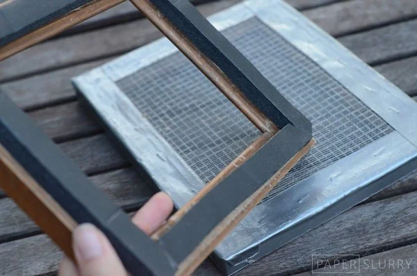 Make a Mould and Deckle for Handmade Paper - Cheap, Quick & Dirty ...