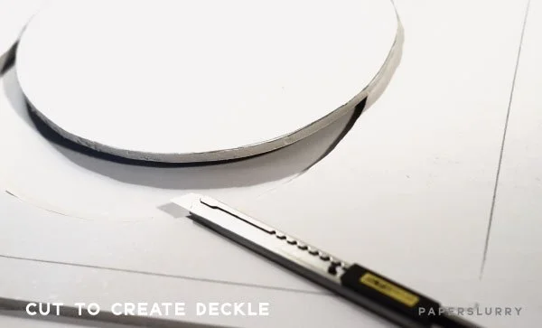 Shaped Handmade Paper! How to Make a Custom Deckle — Paperslurry