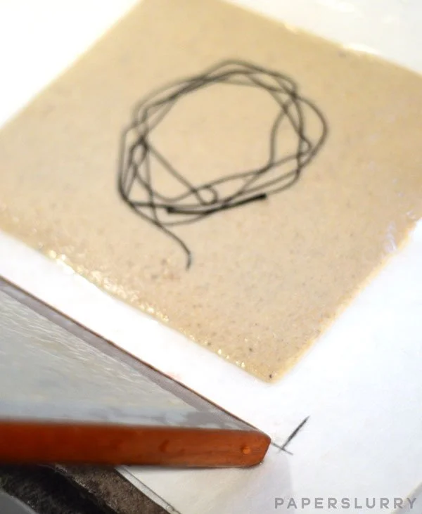 Couch It! Papermaking Tutorial for Embedding Materials — Paperslurry