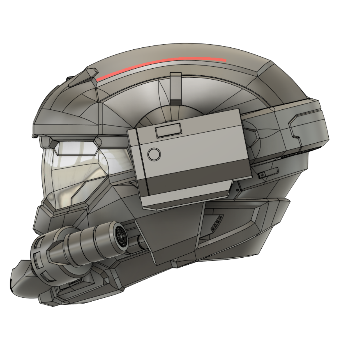 Military Police/CH252 Helmet 3D Model for Cosplay Armour Inspired by ...