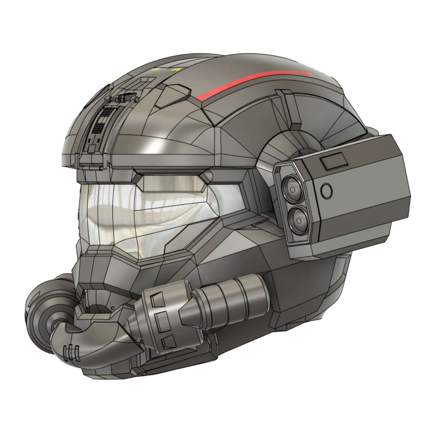 Military Police/CH252 Helmet 3D Model for Cosplay Armour Inspired by ...