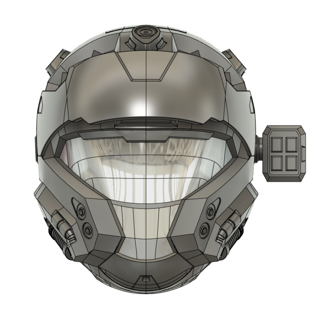 Mark V [B] Helmet 3D Model for Cosplay Armour Inspired by Halo Reach ...