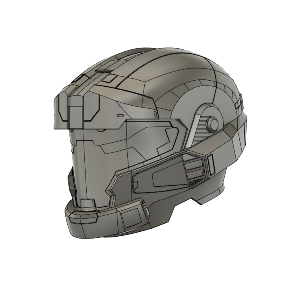 Military Police/CH252 Helmet 3D Model for Cosplay Armour Inspired by ...