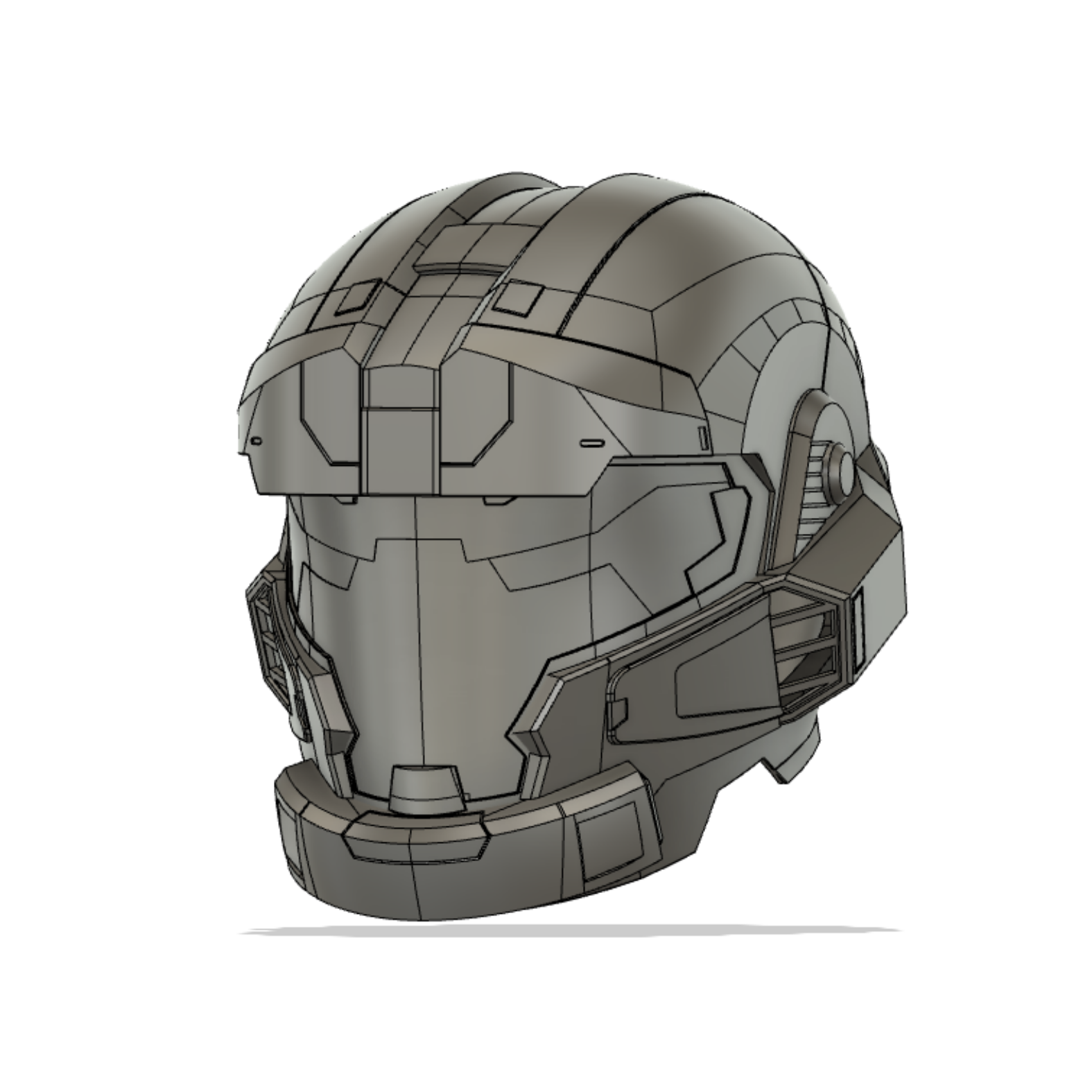 Military Police/CH252 Helmet 3D Model for Cosplay Armour Inspired by ...