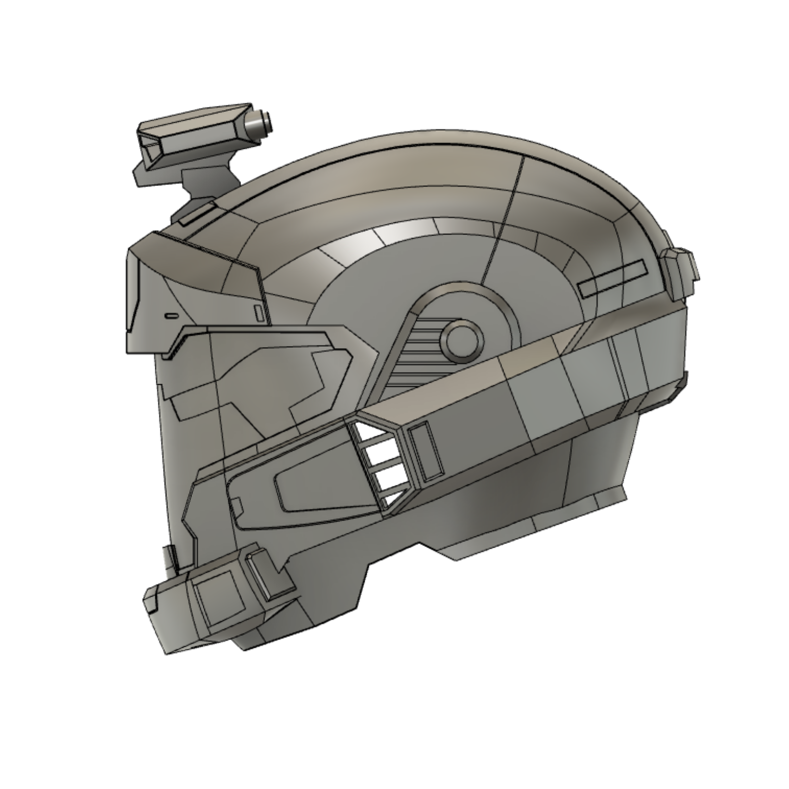 Military Police/CH252 Helmet 3D Model for Cosplay Armour Inspired by ...