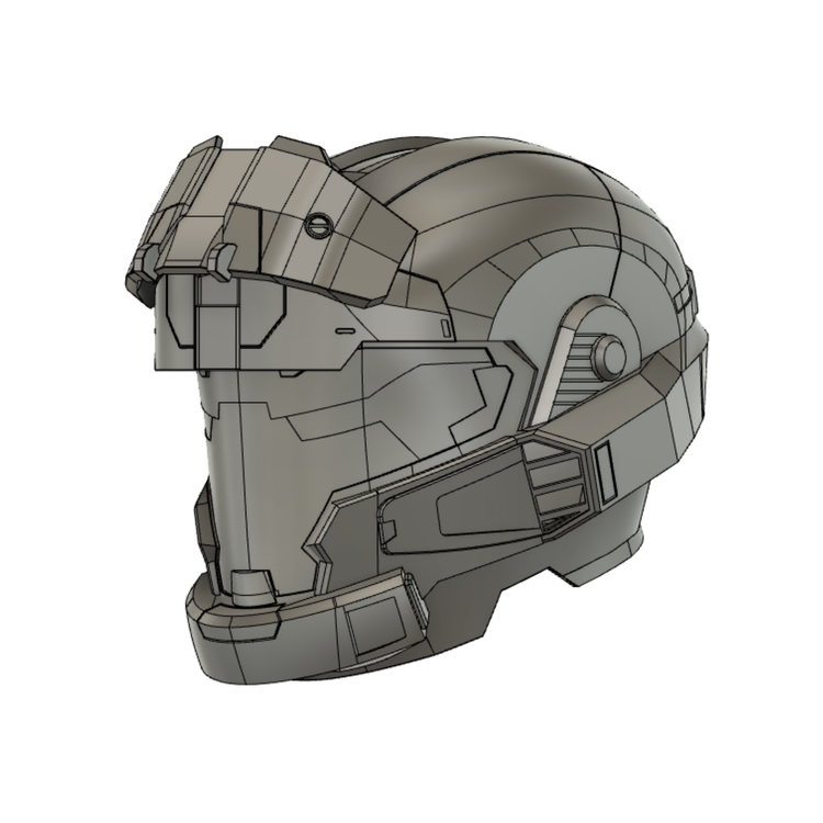 Military Police/CH252 Helmet 3D Model for Cosplay Armour Inspired by ...