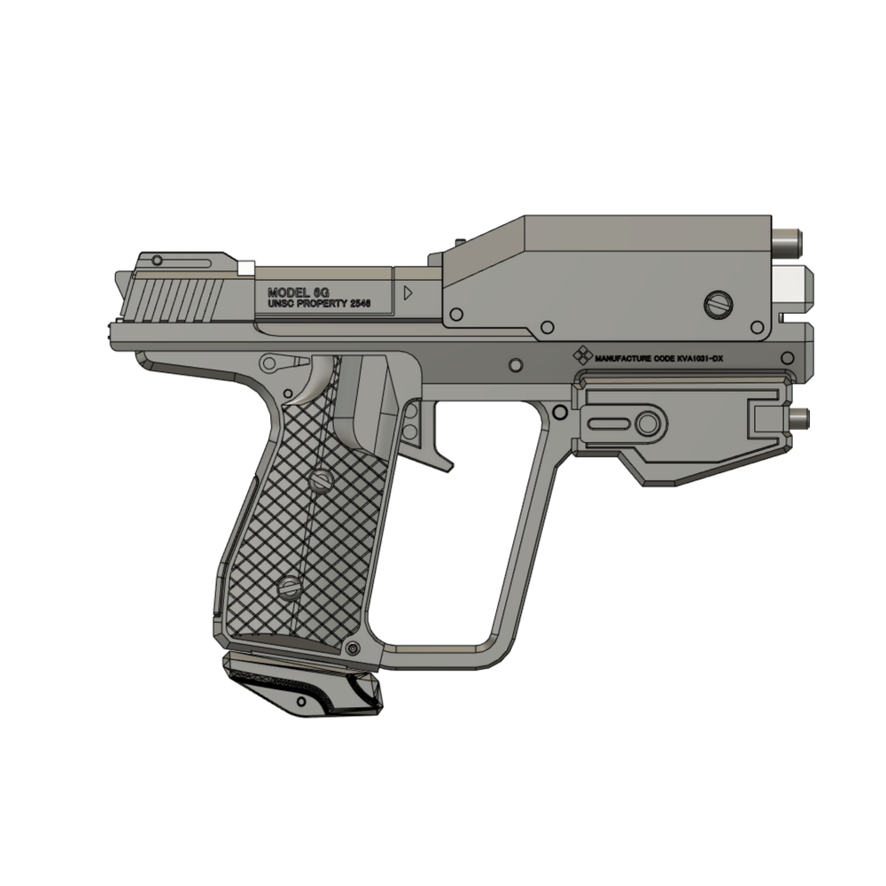 M23 MGL 3D Model for Cosplay Prop Inspired by Halo Reach Concept Art ...