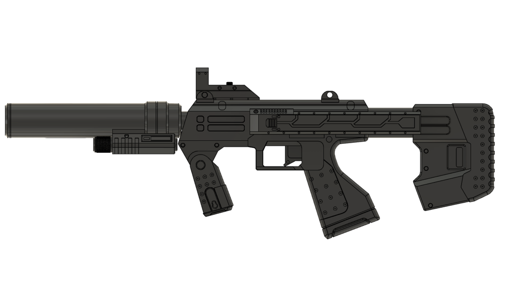 Sniper Rifle System 99D-Series 2 Anti-Matériel 3D Model for Cosplay ...