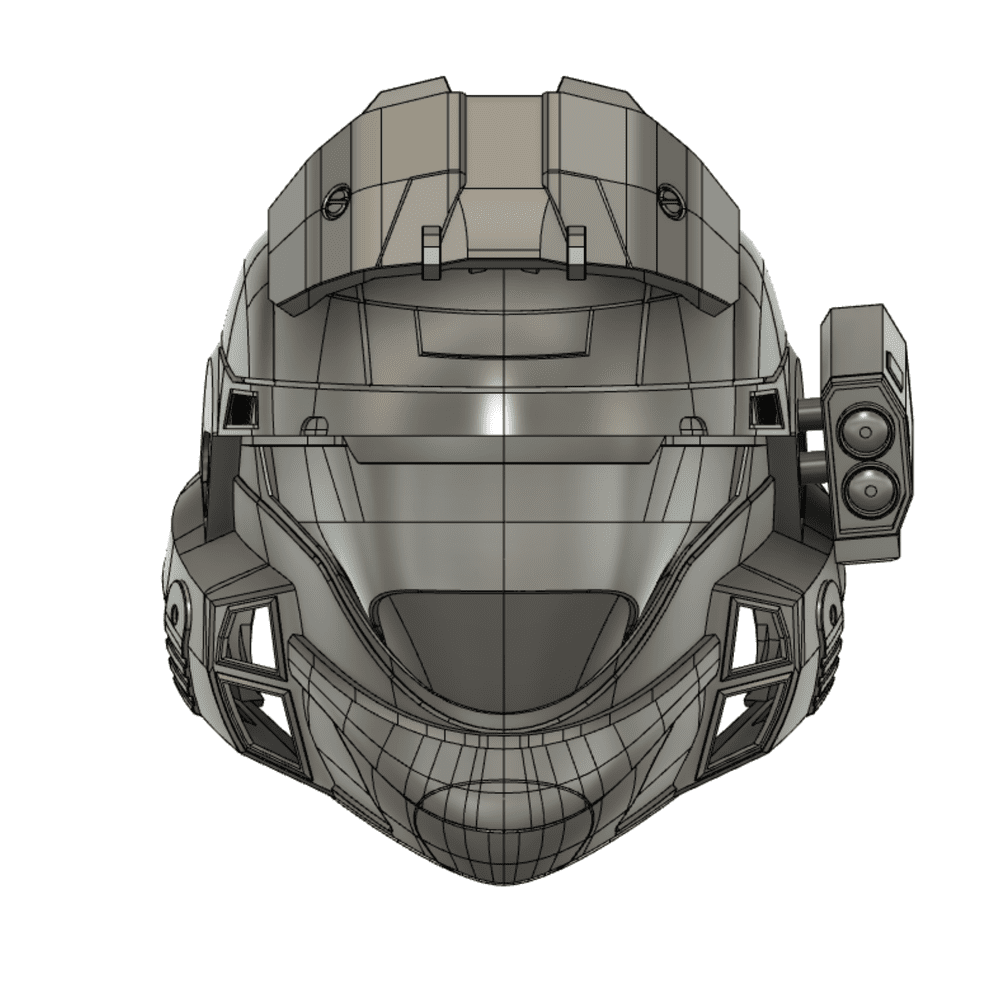 Mark V [B] Helmet 3D Model for Cosplay Armour Inspired by Halo Reach ...