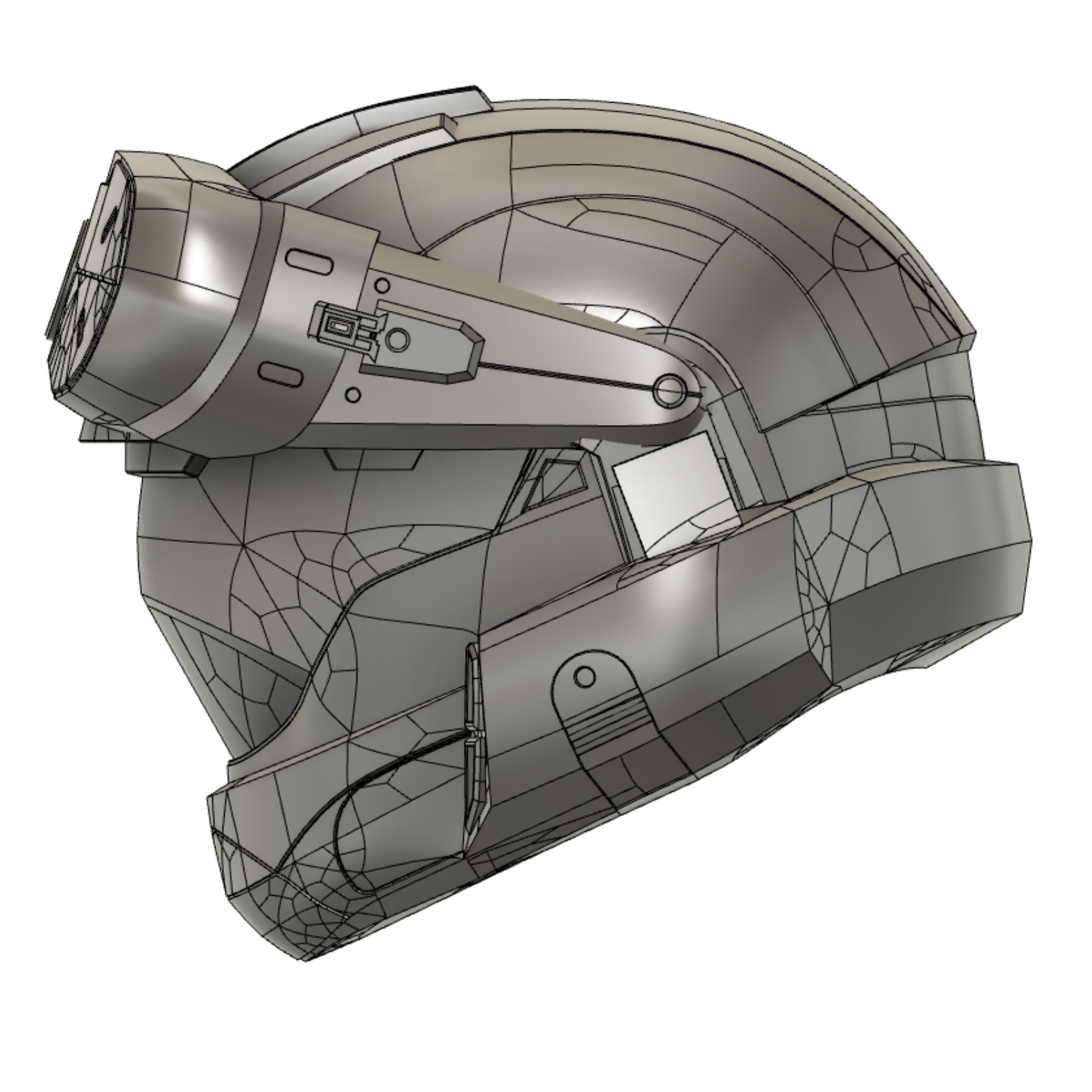 CH252 Marine Helmet 3D Model for Cosplay Armour Inspired by Halo 3 ...