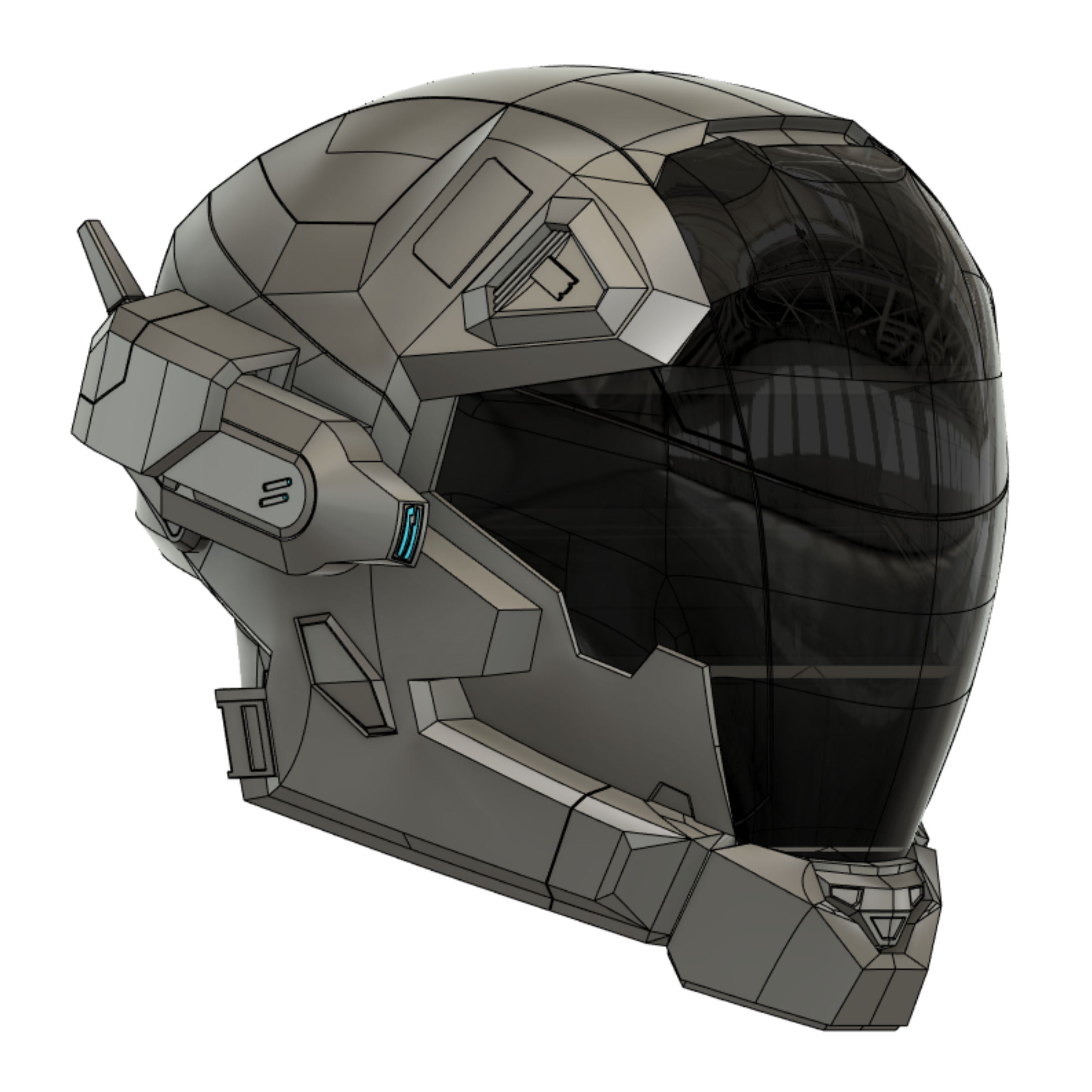 Mark V [B] Helmet 3D Model for Cosplay Armour Inspired by Halo Reach ...
