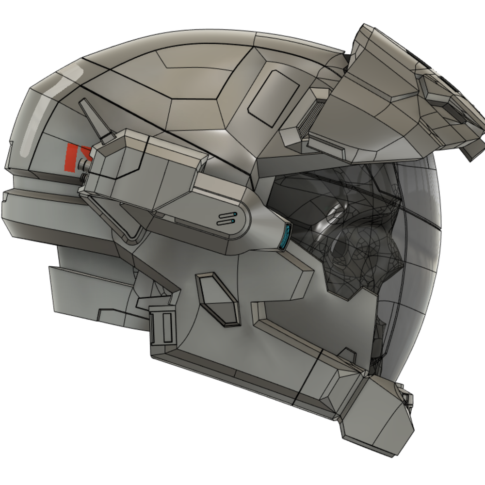 Military Police/CH252 Helmet 3D Model for Cosplay Armour Inspired by ...