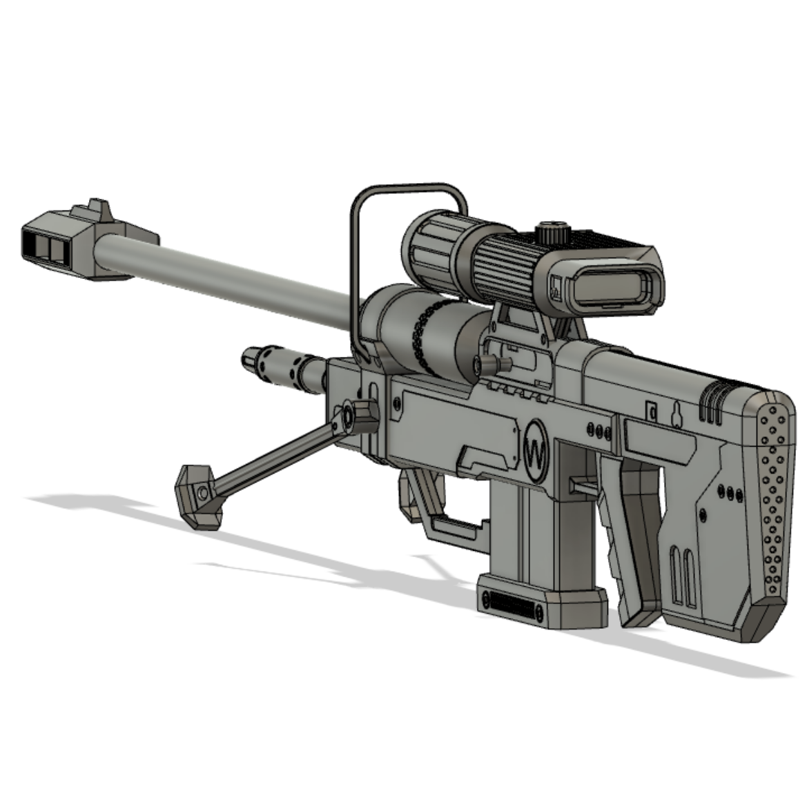 Biofoam Canister 3D Model for Cosplay Prop Inspired by Halo 3: ODST ...