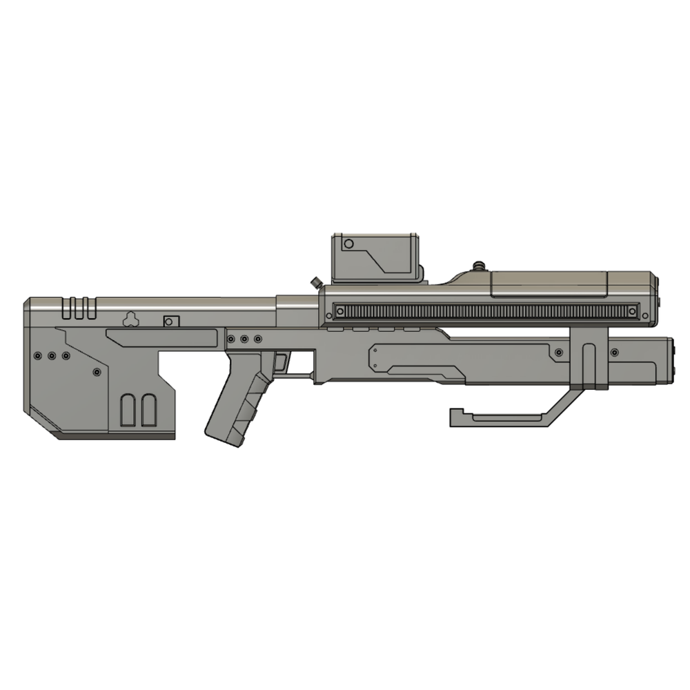 Type-25 DEP Plasma Pistol 3D Model for Cosplay Prop Inspired by Halo 3 ...