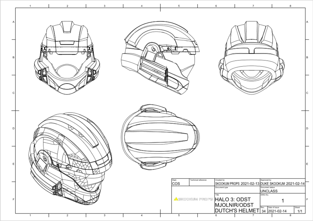 ODST Rucksack 3D Model for Cosplay Armour Inspired by Halo 3 ODST ...
