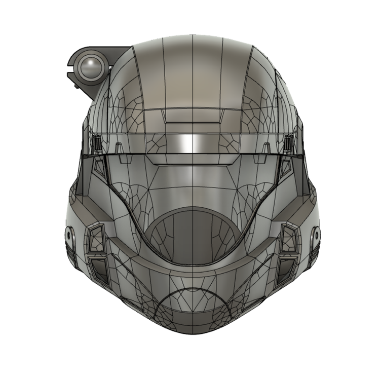 ODST Heavy Helmet 3D Model for Cosplay Armour Inspired by Halo 3/Halo 3 ...