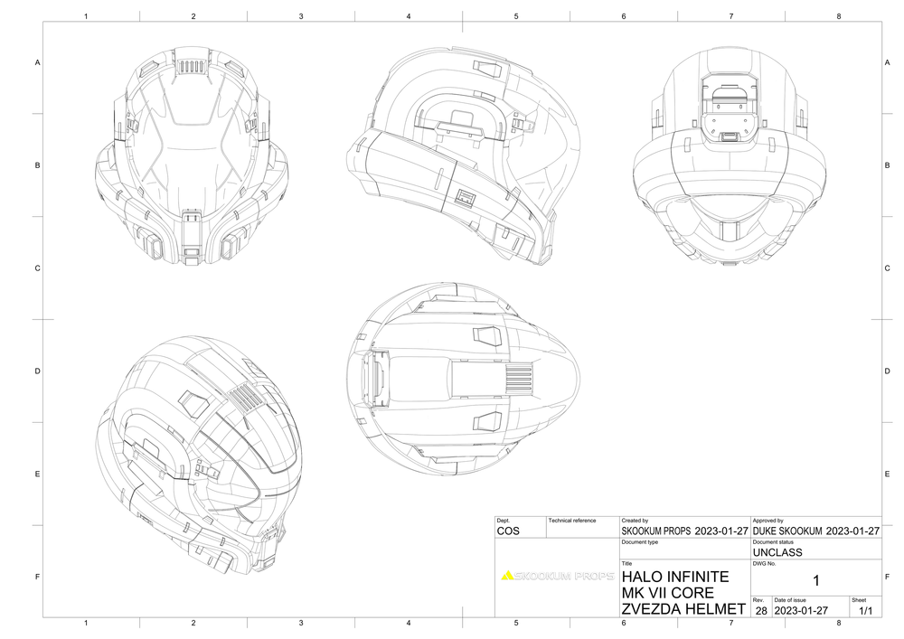 Mk VII Thigh 3D Model for Cosplay Armour Inspired by Halo Infinite ...