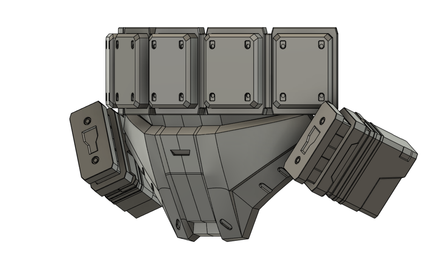 Mk VII Armour Core 3D Model for Cosplay Armour Inspired by Halo ...