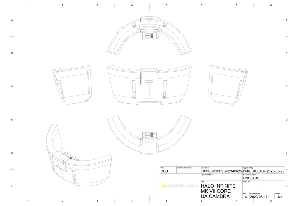 UA/Efrem 3D Model for Cosplay Armour Inspired by Halo Infinite ...