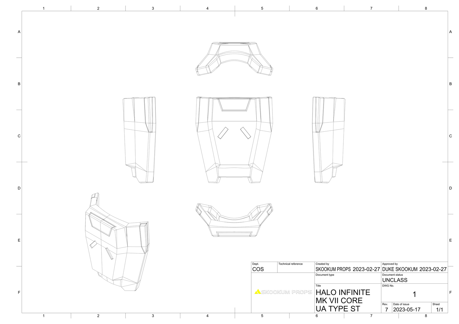 Mk VII Bicep 3D Model for Cosplay Armour Inspired by Halo Infinite ...