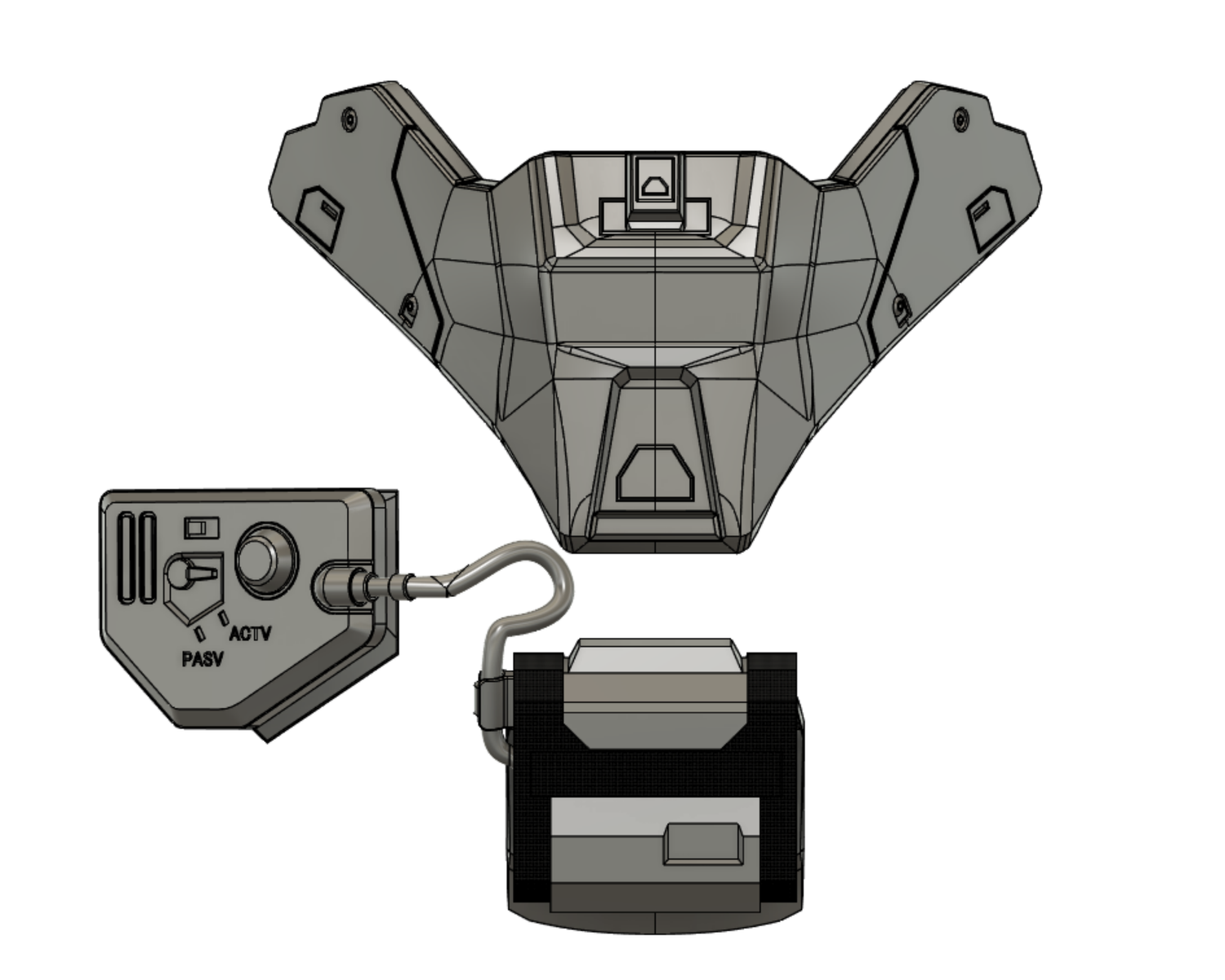 Mk VII Armour Core 3D Model for Cosplay Armour Inspired by Halo ...