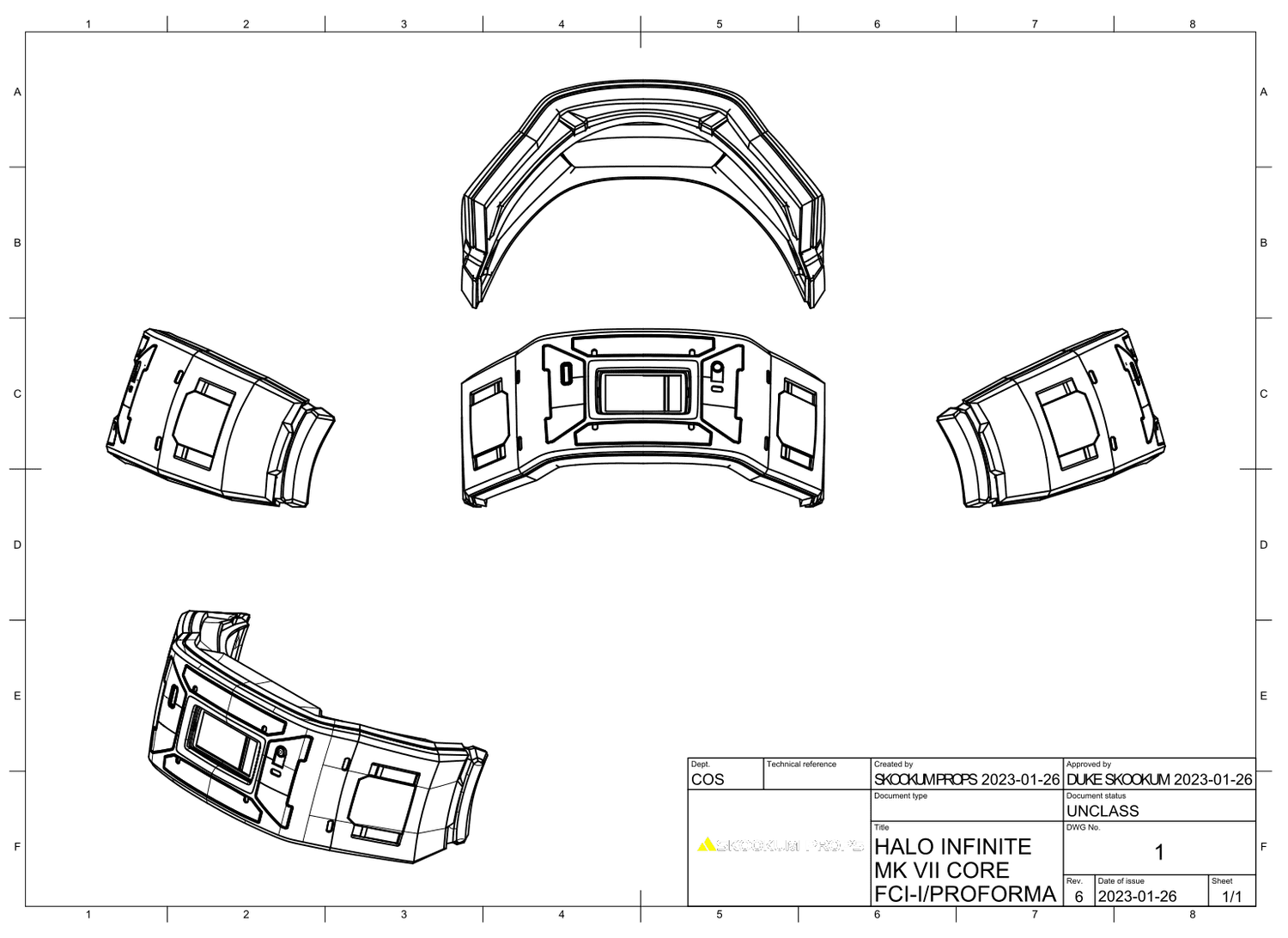 Doisac Kiss 3D Model for Cosplay Armour Inspired by Halo Infinite ...