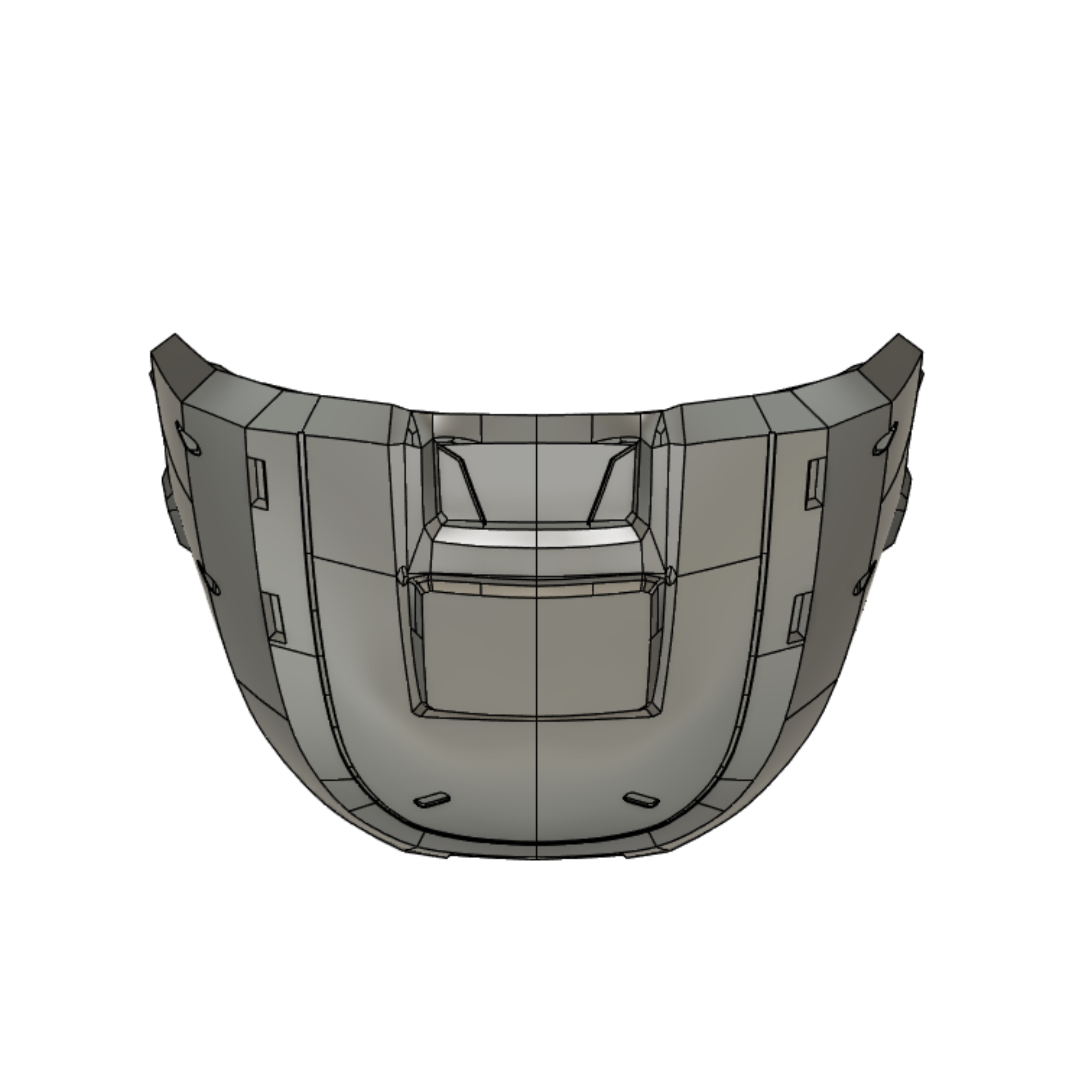 Mk VII Armour Core 3D Model for Cosplay Armour Inspired by Halo ...