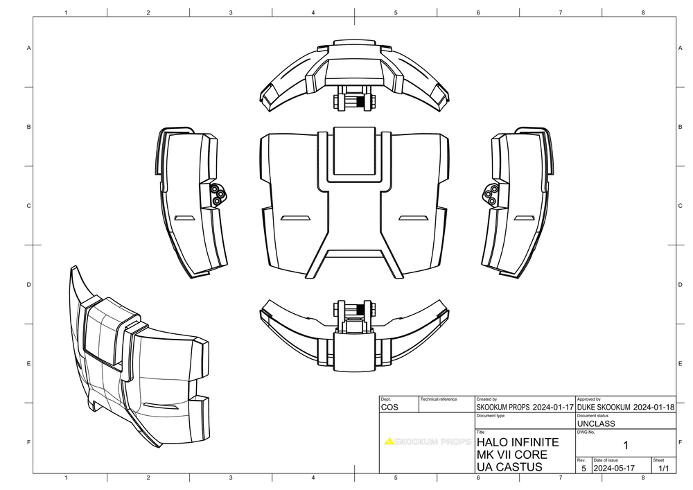 TAC/Paradise Rig 3D Model for Cosplay Armour Inspired by Halo Infinite ...