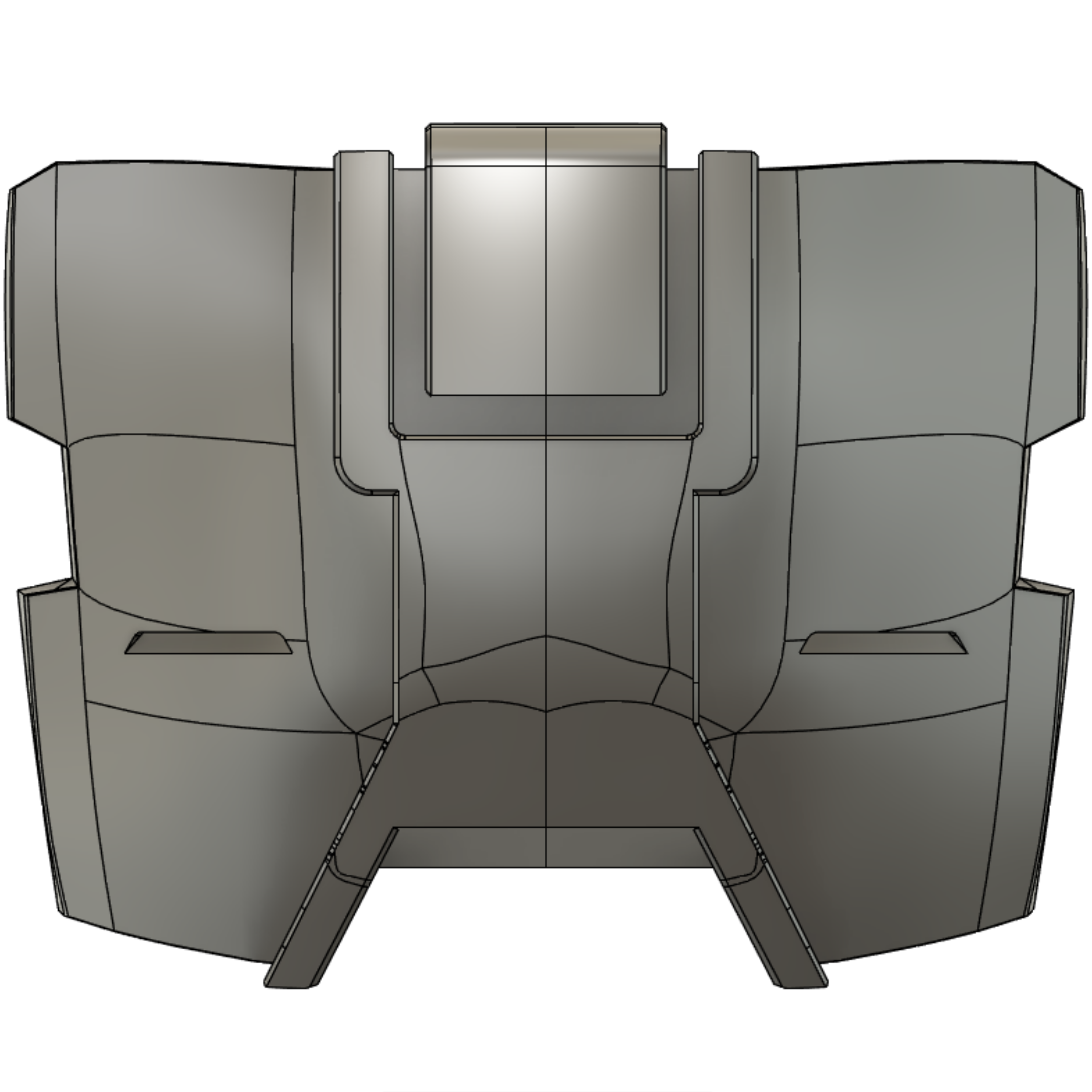 Mk VII Armour Core 3D Model for Cosplay Armour Inspired by Halo ...