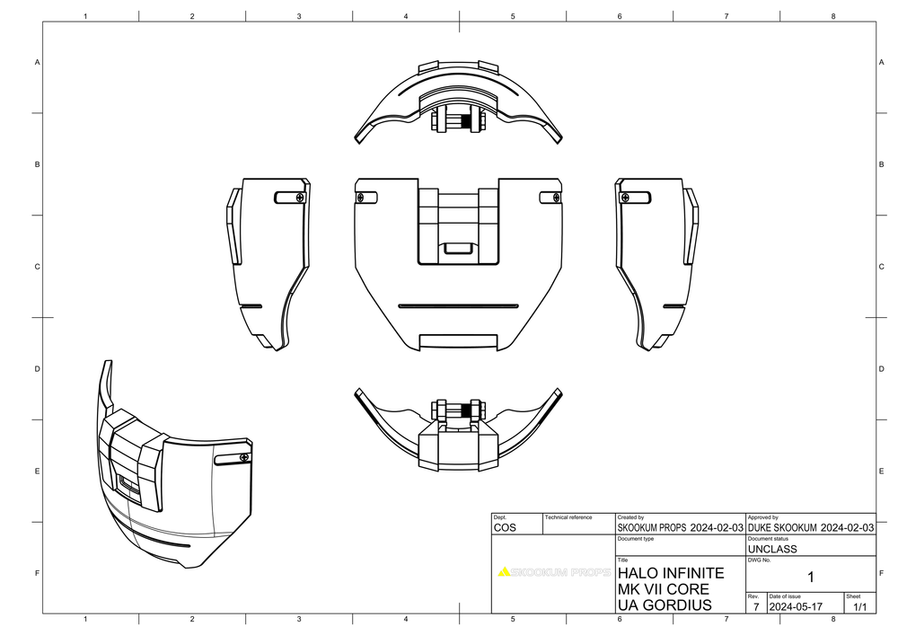 TAC/Paradise Rig 3D Model for Cosplay Armour Inspired by Halo Infinite ...