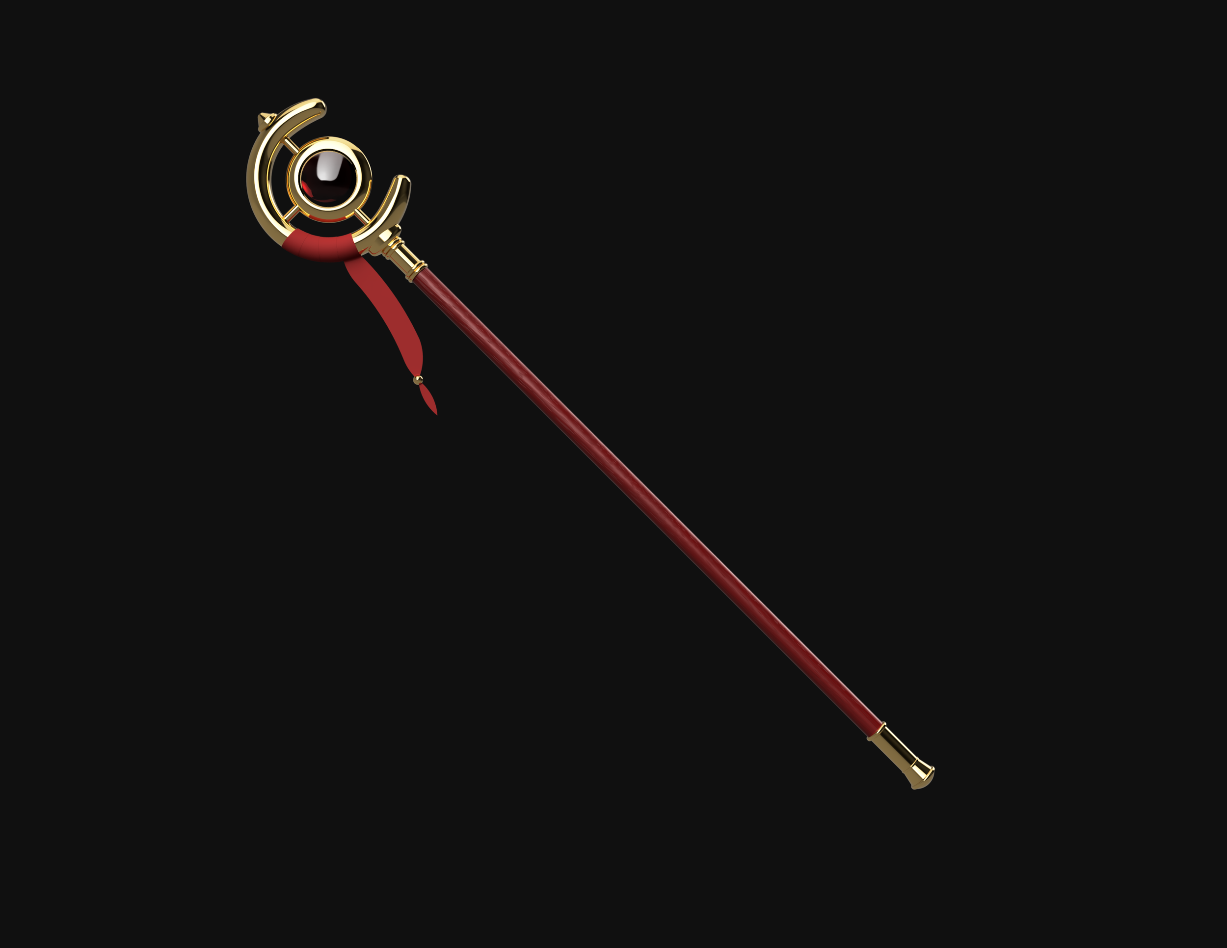 Frieren's Staff 3D Model for Cosplay Inspired by Frieren: Beyond ...