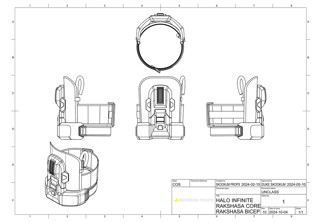 Doisac Kiss 3D Model for Cosplay Armour Inspired by Halo Infinite ...