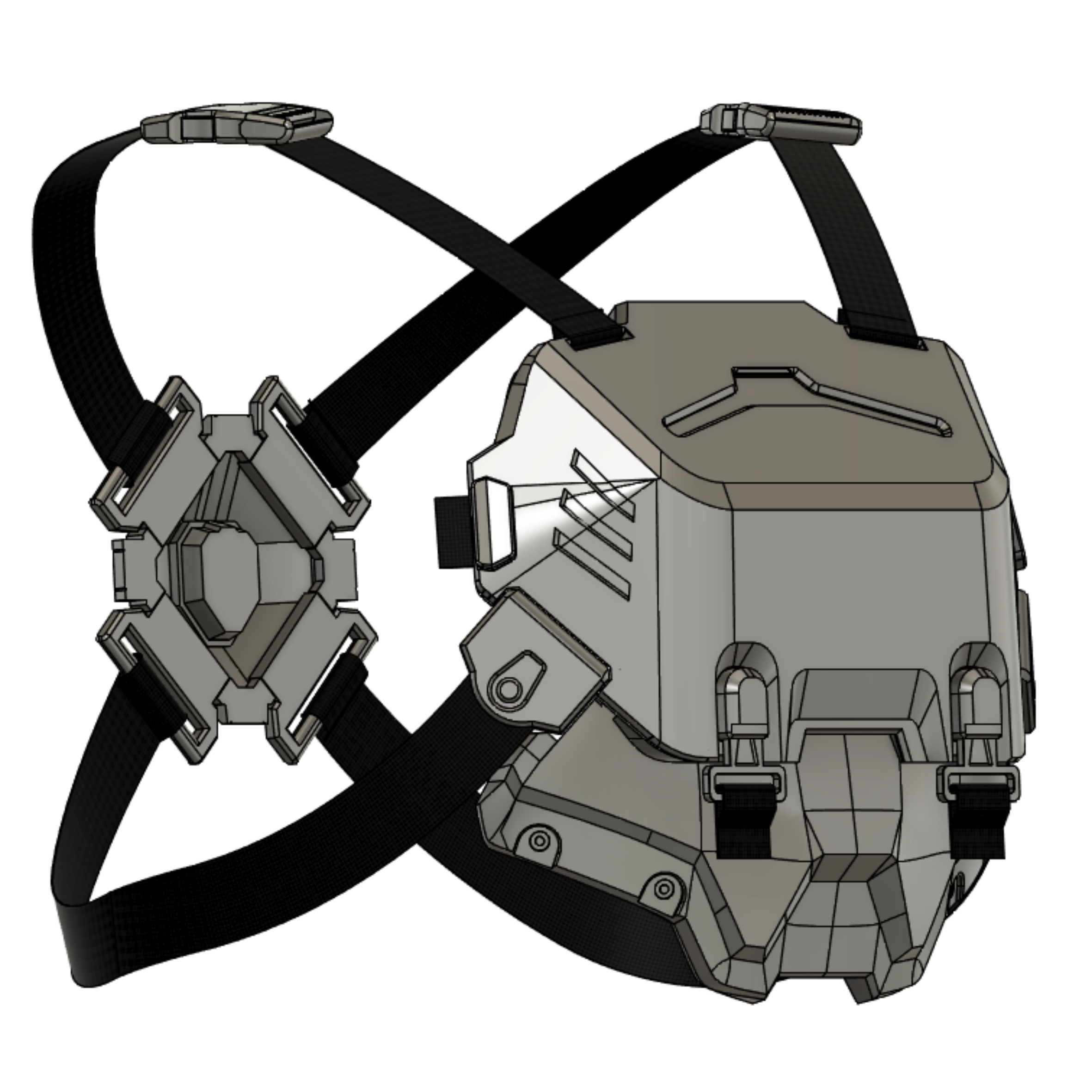 Doisac Kiss 3D Model for Cosplay Armour Inspired by Halo Infinite ...