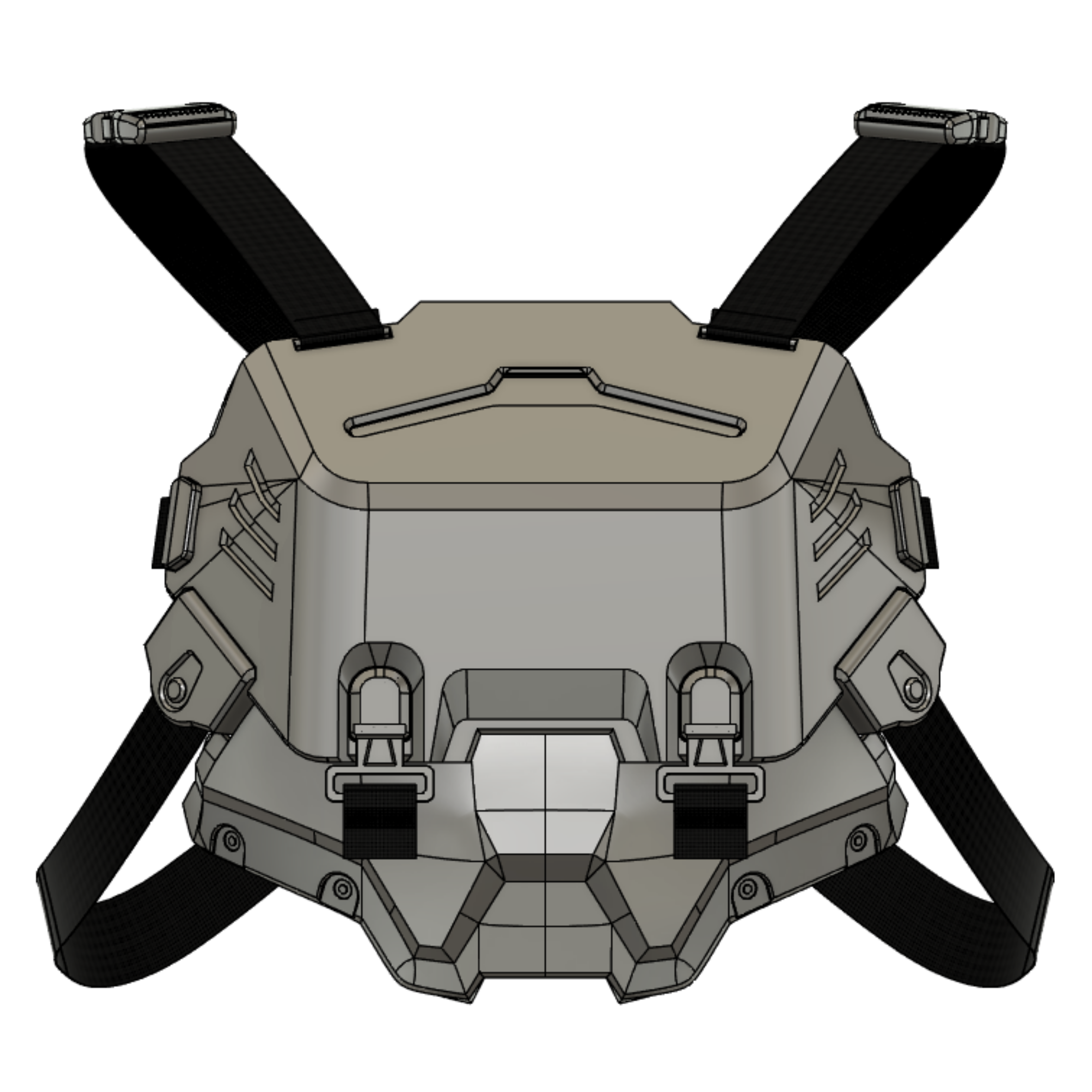 Doisac Kiss 3D Model for Cosplay Armour Inspired by Halo Infinite ...