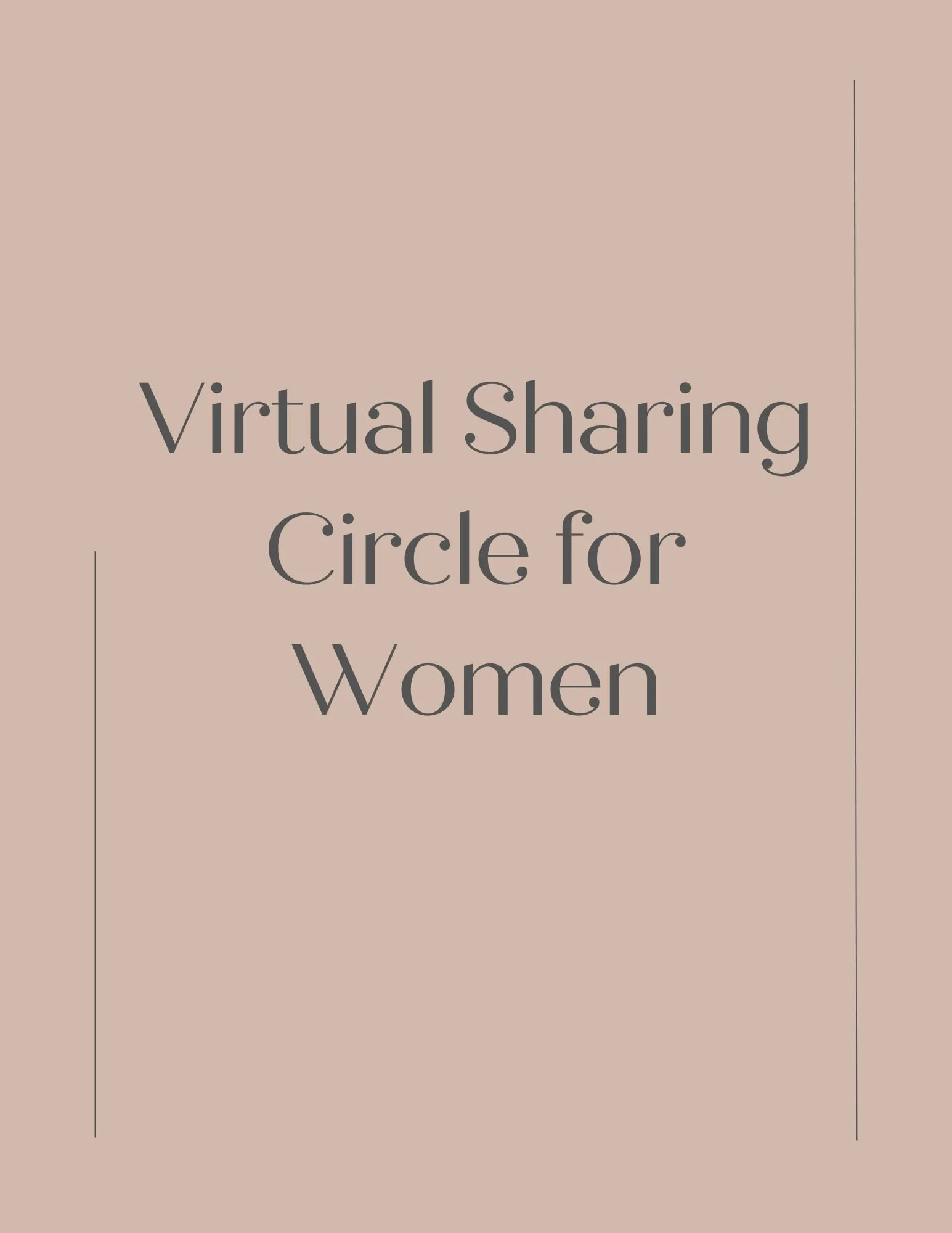 Bread & Roses Club Virtual Sharing Circles for Women