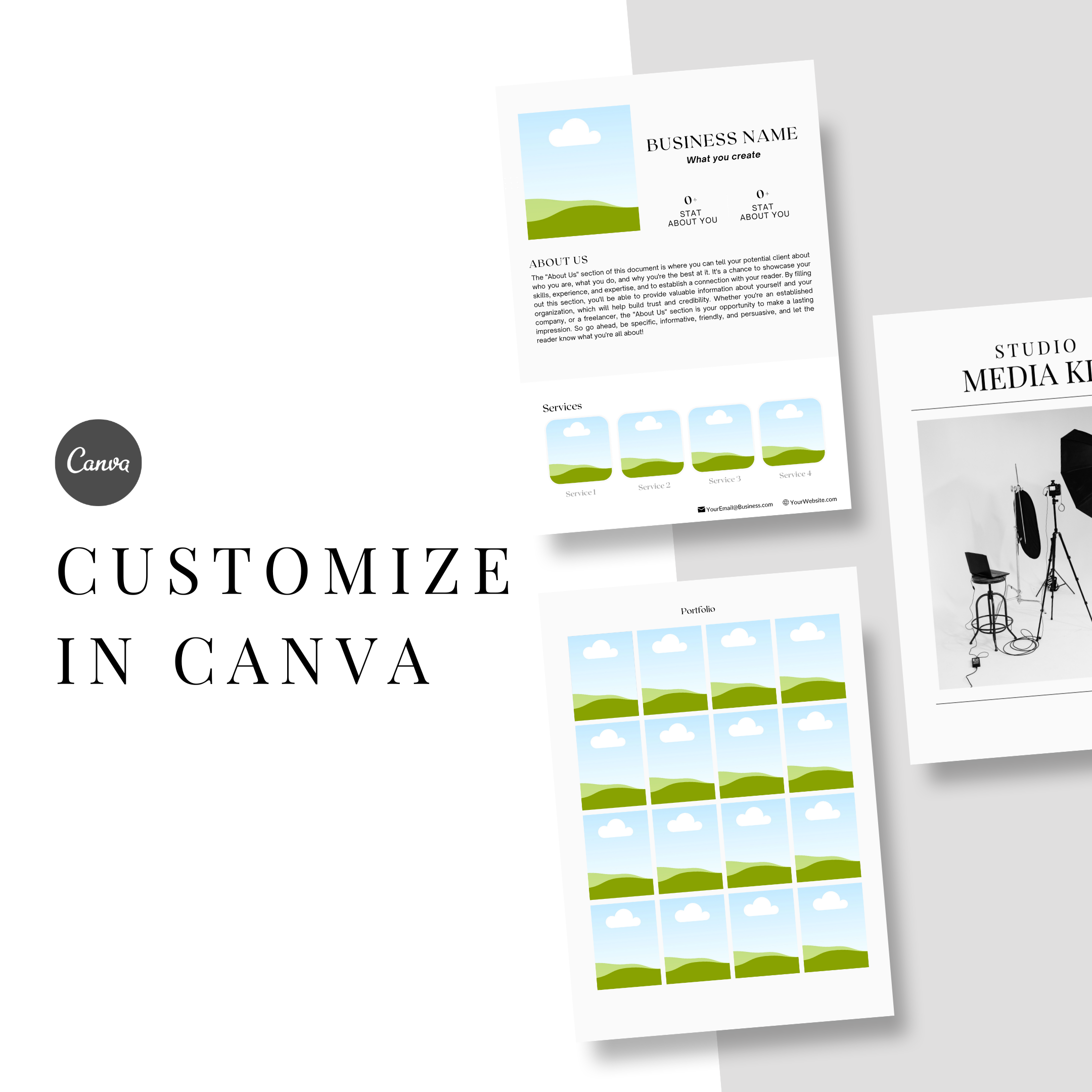 #1 Product Photography Pitching Templates