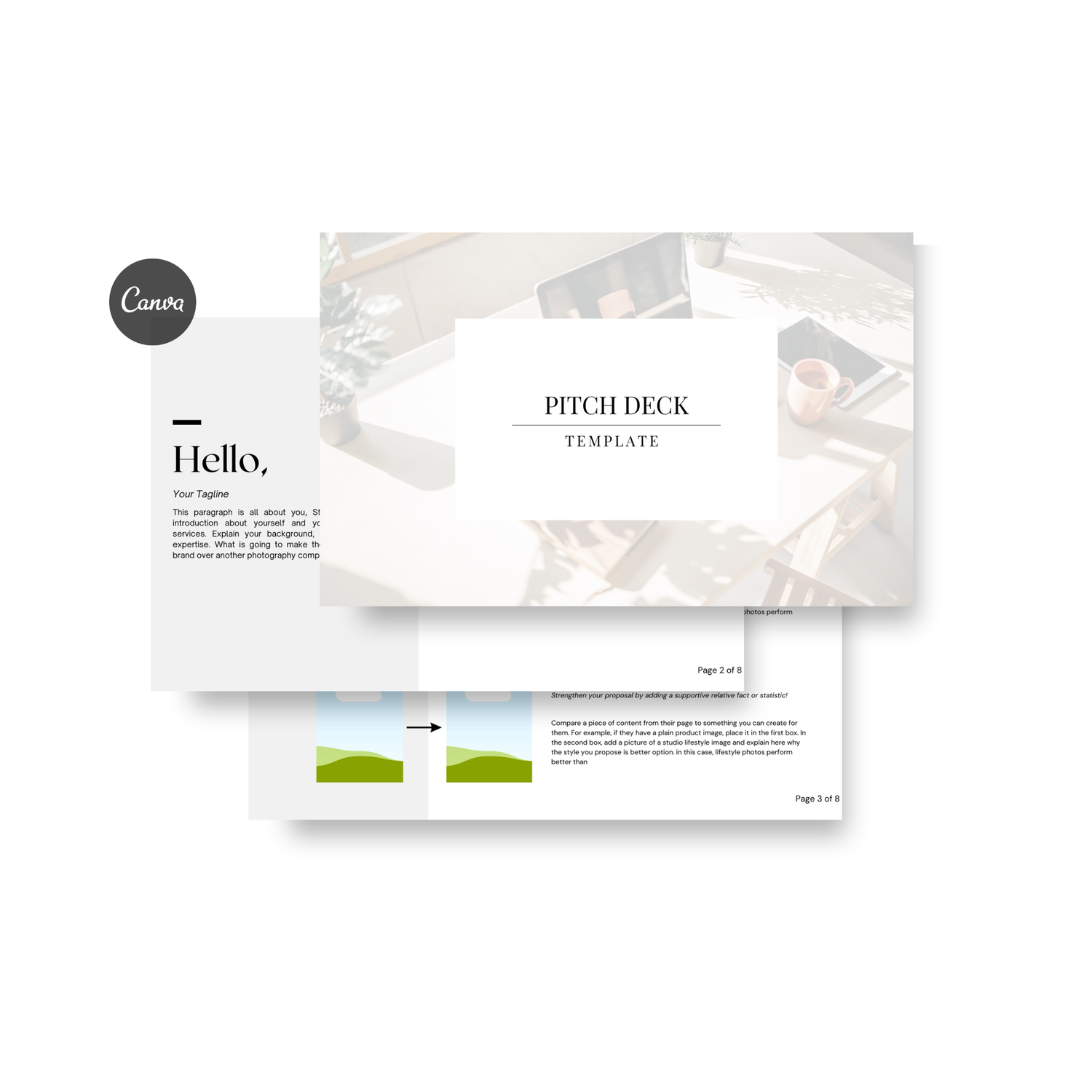 #1 Product Photography Pitching Templates — Mainstream Multi-Media