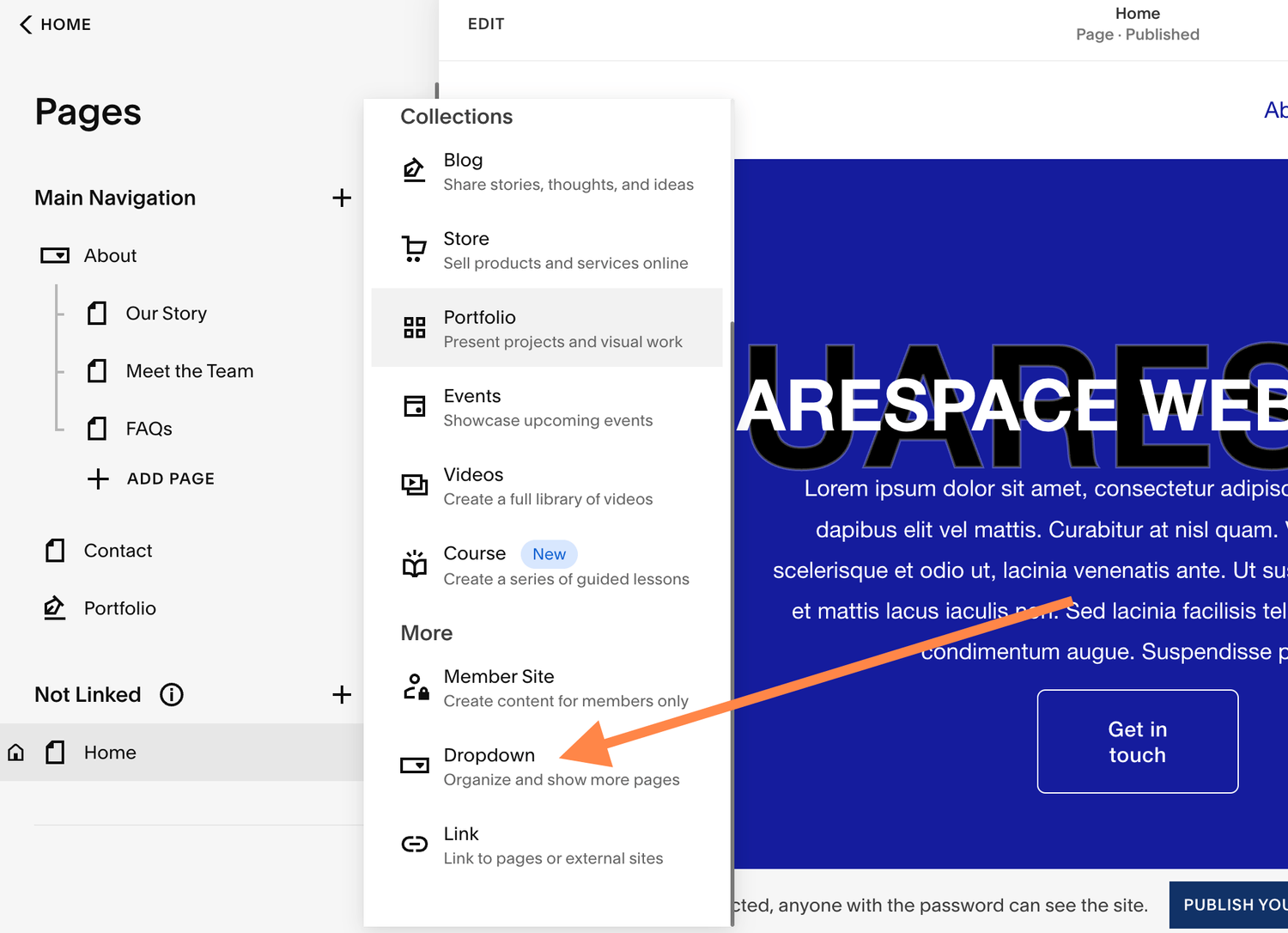 How to Add and Style Dropdown Menus in Squarespace: A Step-by-Step Guide